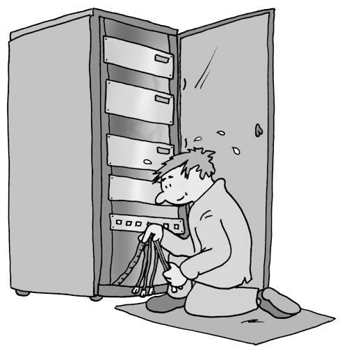 Serverraumwartung - Ordnungsgemäßer Zustand der IT